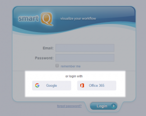Login into smartQ via Google or Office 365 - smartQ blog