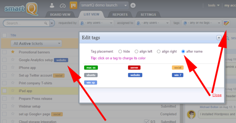 New Tags positioning options - smartQ blog